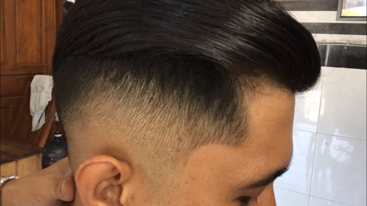 Cara mudah potong rambut skinfade untuk pemula - YouTube