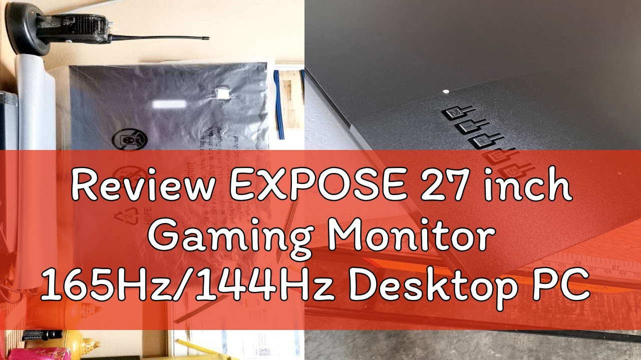 Review EXPOSE 27 inch Gaming Monitor 165Hz/144Hz Desktop PC Compute 24 ...