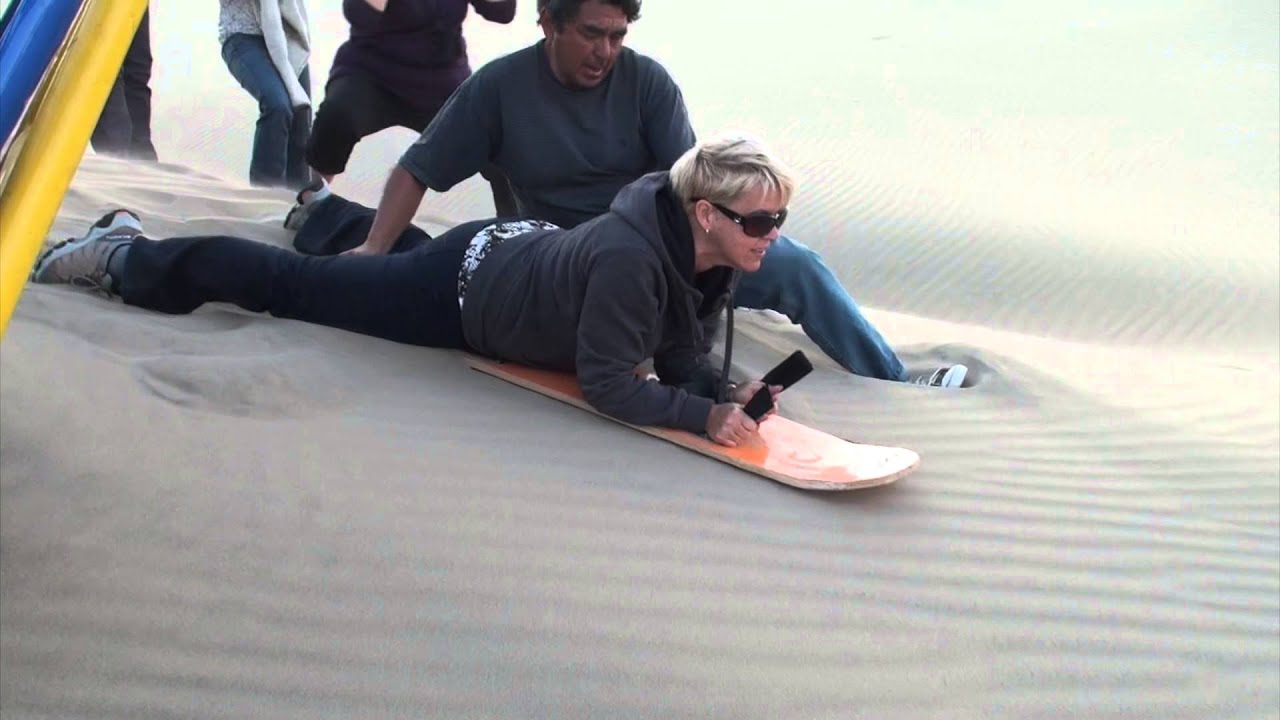 Surf de sable au Pérou - YouTube