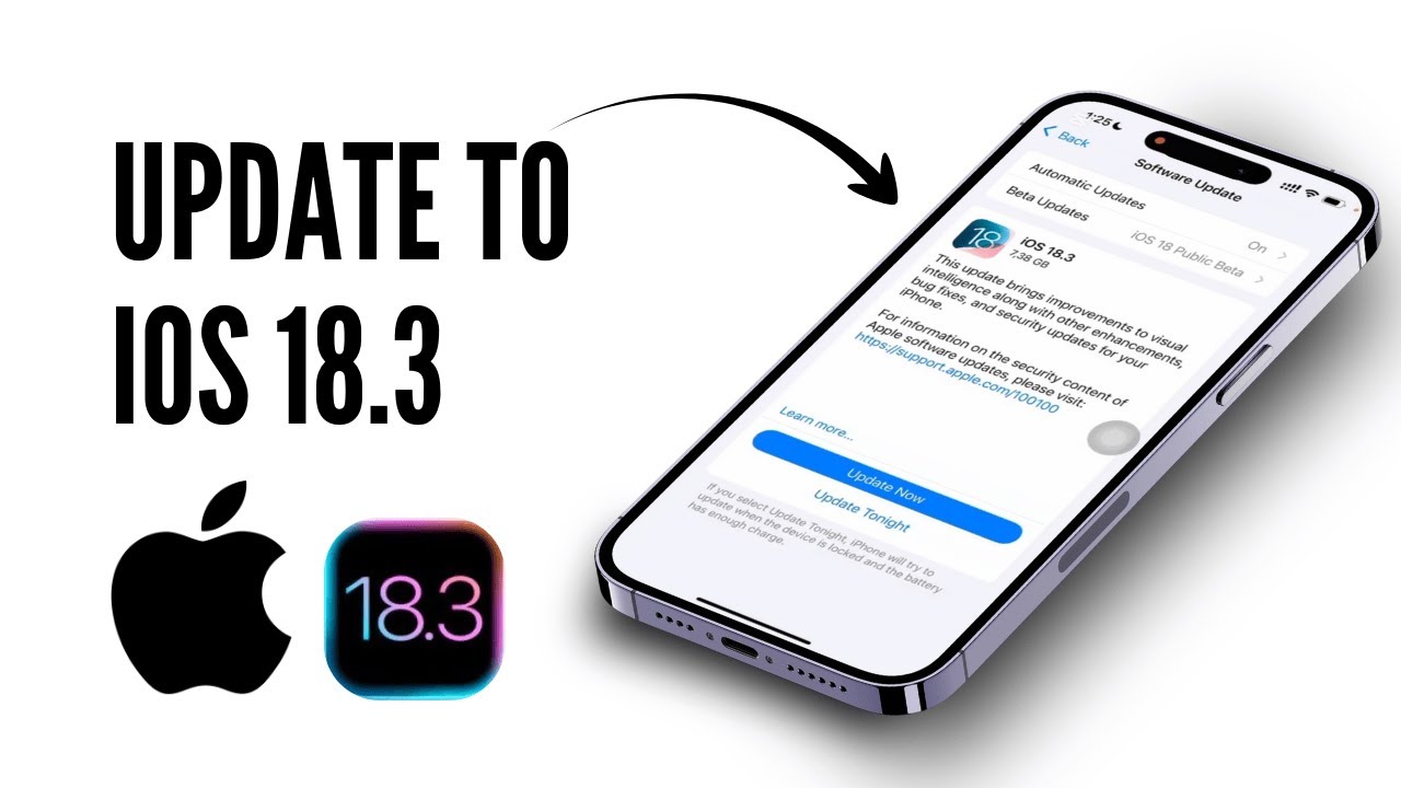 How to Update your iPhone to iOS 18.3 - YouTube