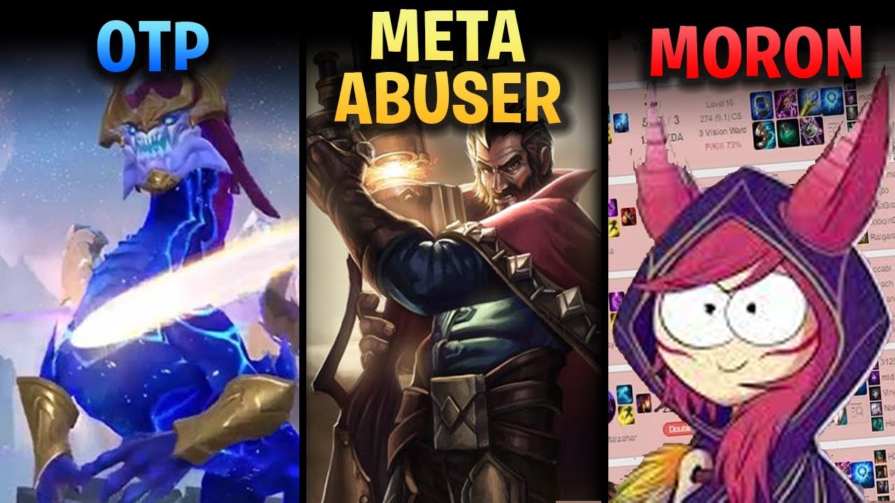 The 3 Types of League of Legends Player - YouTube