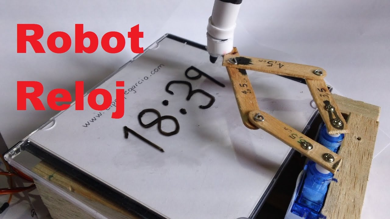 Robot Reloj, como se Programa y Calibra (Tutorial) - YouTube