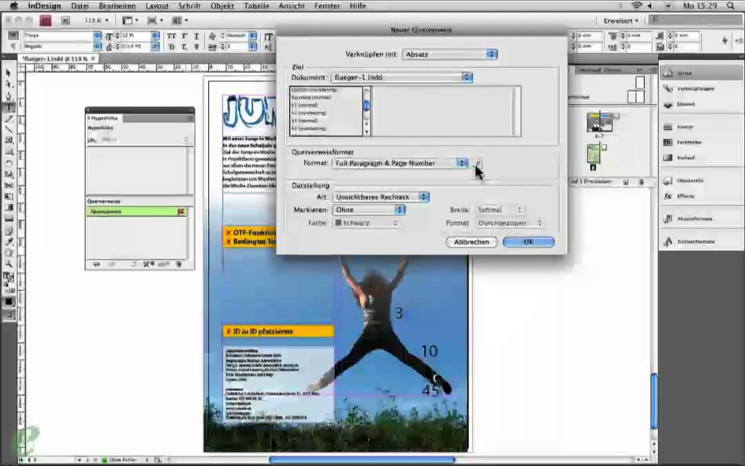 eCollege - Querverweise in InDesign (Teil 3 von 5) - YouTube