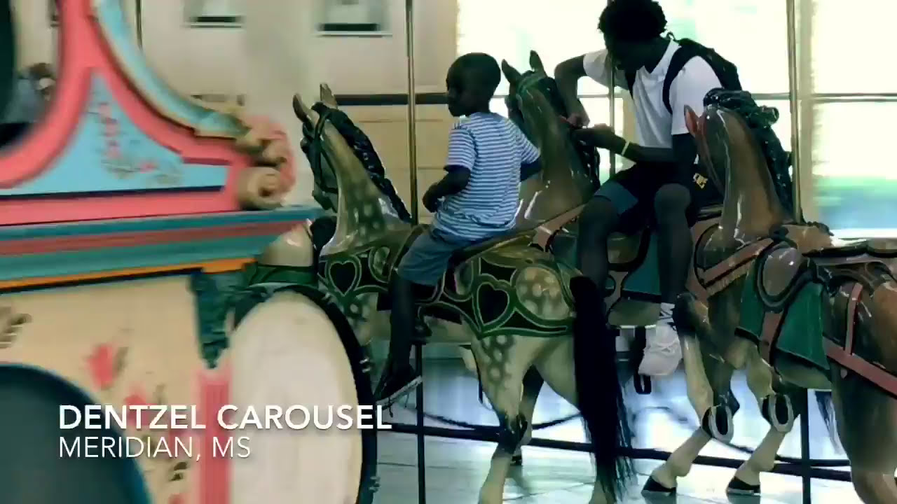 Dentzel Carousel | Meridian, MS - 2017 - YouTube