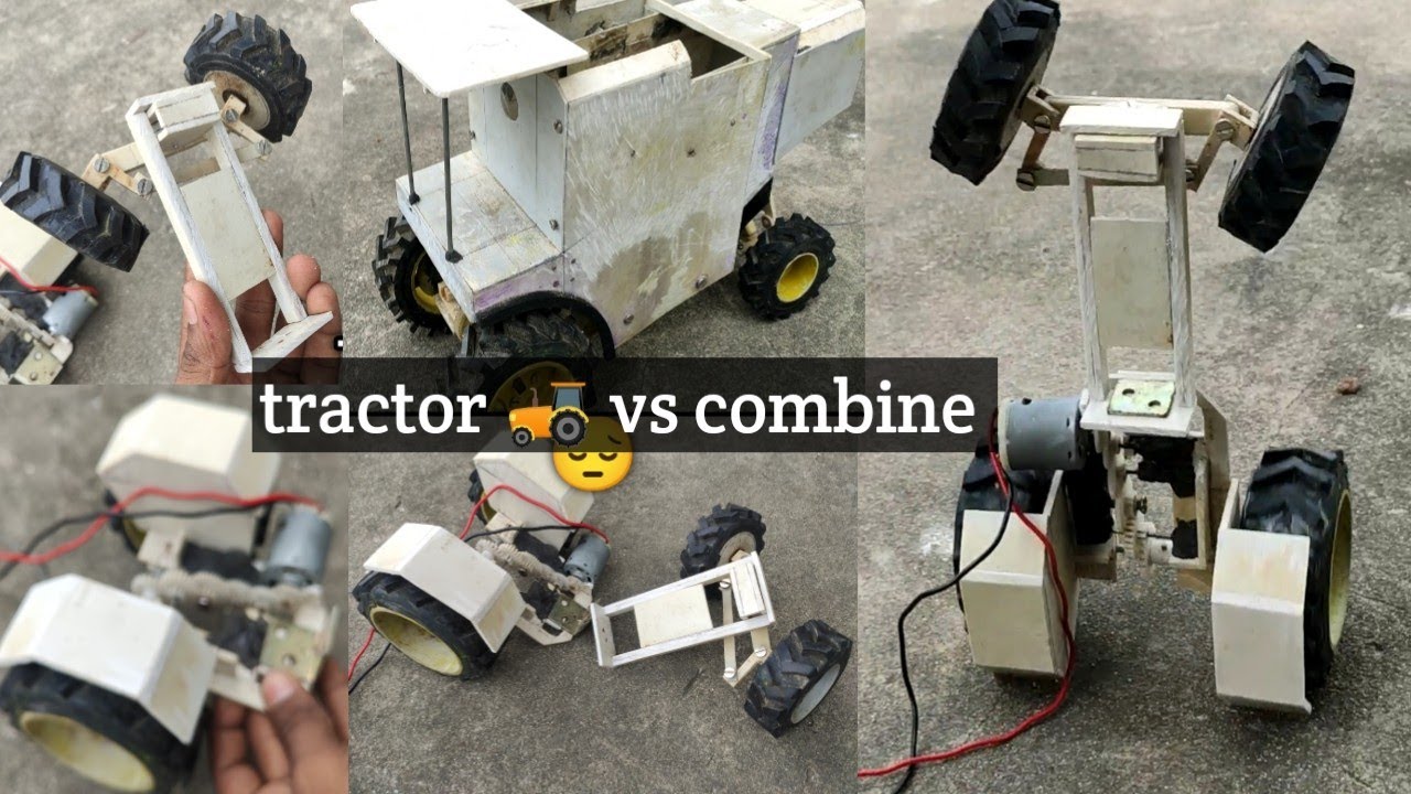 Combine vs tractor tochan King 👑👑 - YouTube