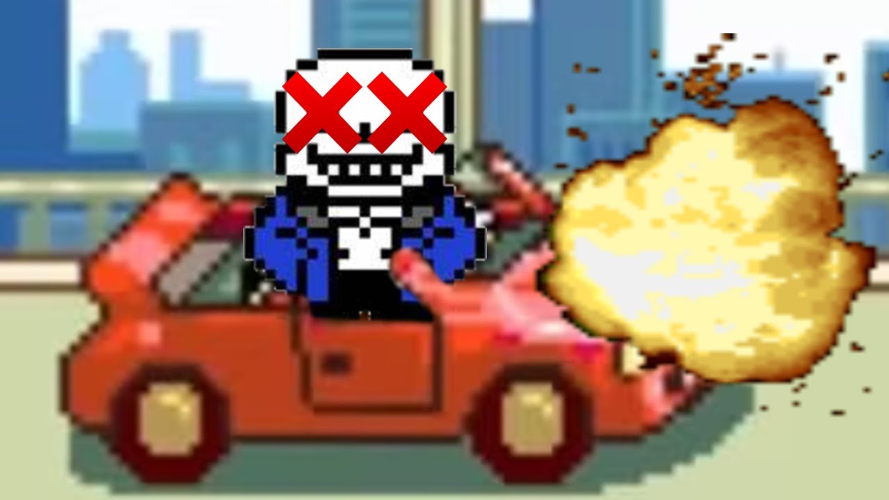 Sans dies in a car crash - YouTube