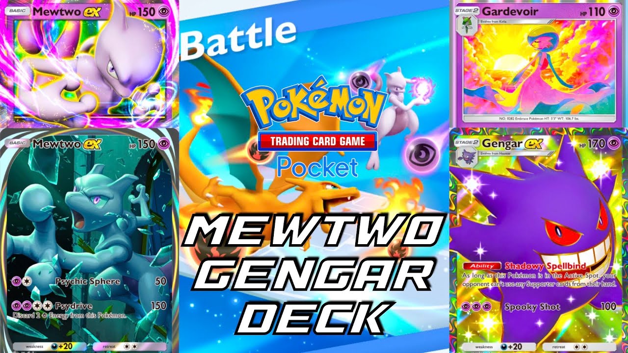 Psychic Power and Shadow Tricks! Mewtwo Gengar Deck Battles Compilation ...