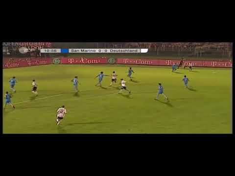 06/09/2006 San Marino 0-13 Almanya | 2008 Avrupa Şampiyonası Grup Eleme 1. Maçı