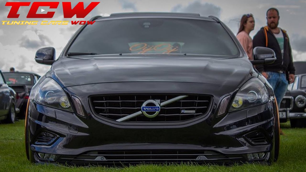 First Bagged Volvo v60 on WCI MD1 Rims Tuning Project by Robin - YouTube