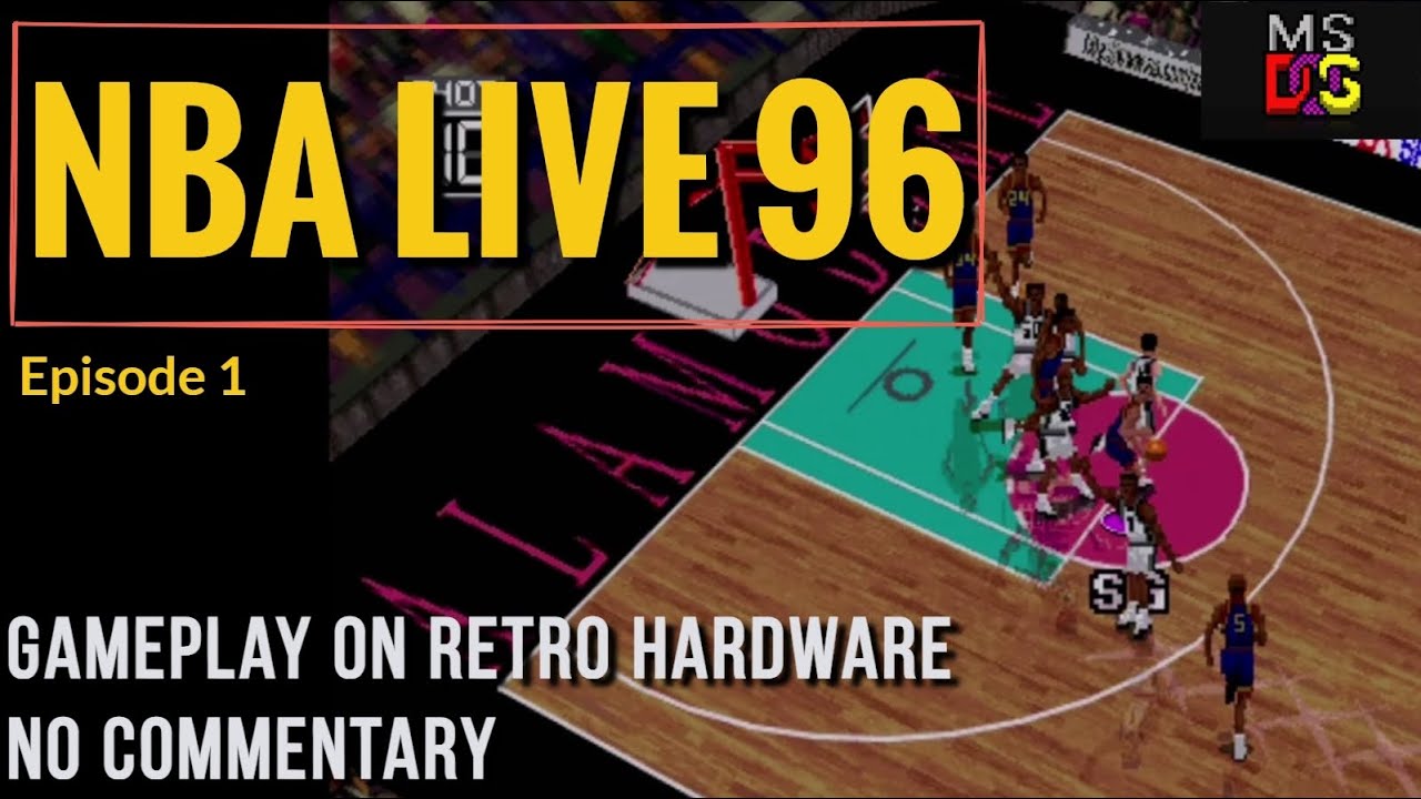 NBA LIVE 96 [Ep.1] - Retro PC Gameplay [AMD K5 PR166 - S3 Virge 4MB PCI - MSDOS] [No Commentary ...