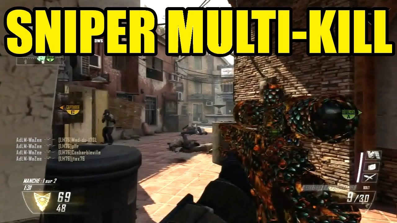 BEST Black Ops 2 COD SHOT OF THE WEEK #4 | SPECIAL QUAD (MULTI-KILL ...