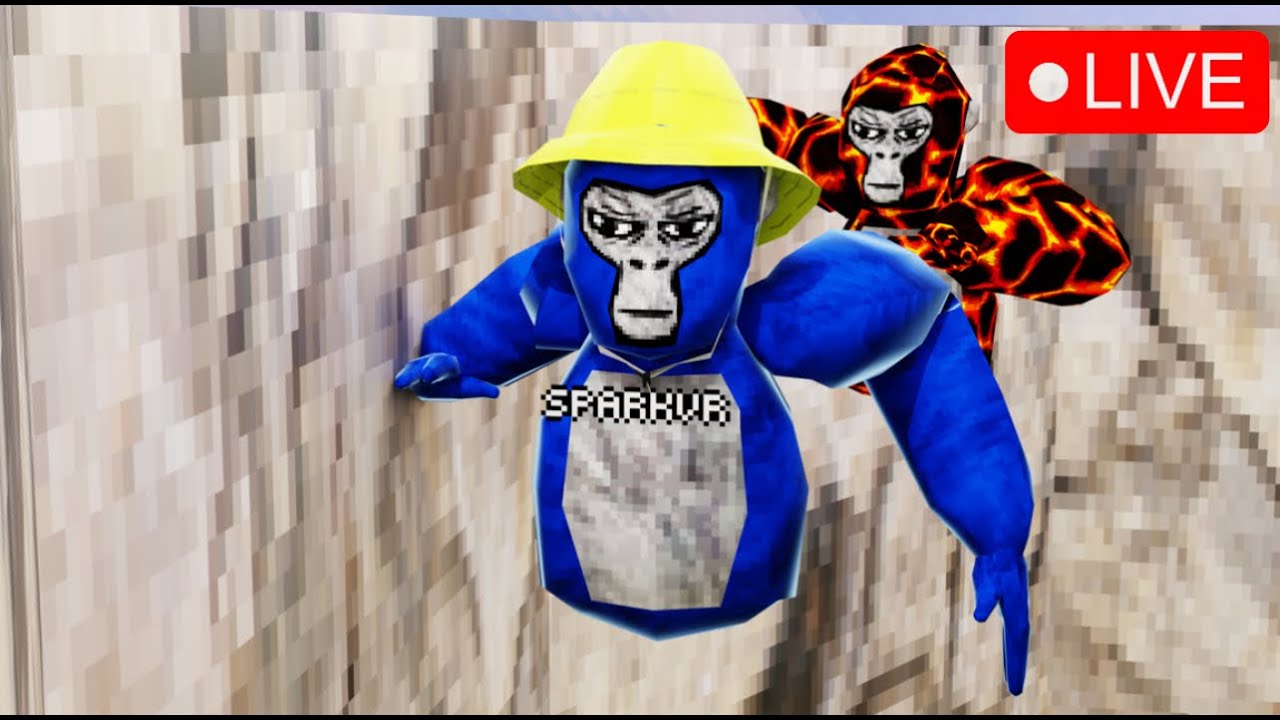 🔴GORILLA TAG LIVE STREAM🔴 Doing Fan Codes & Minigames! - YouTube