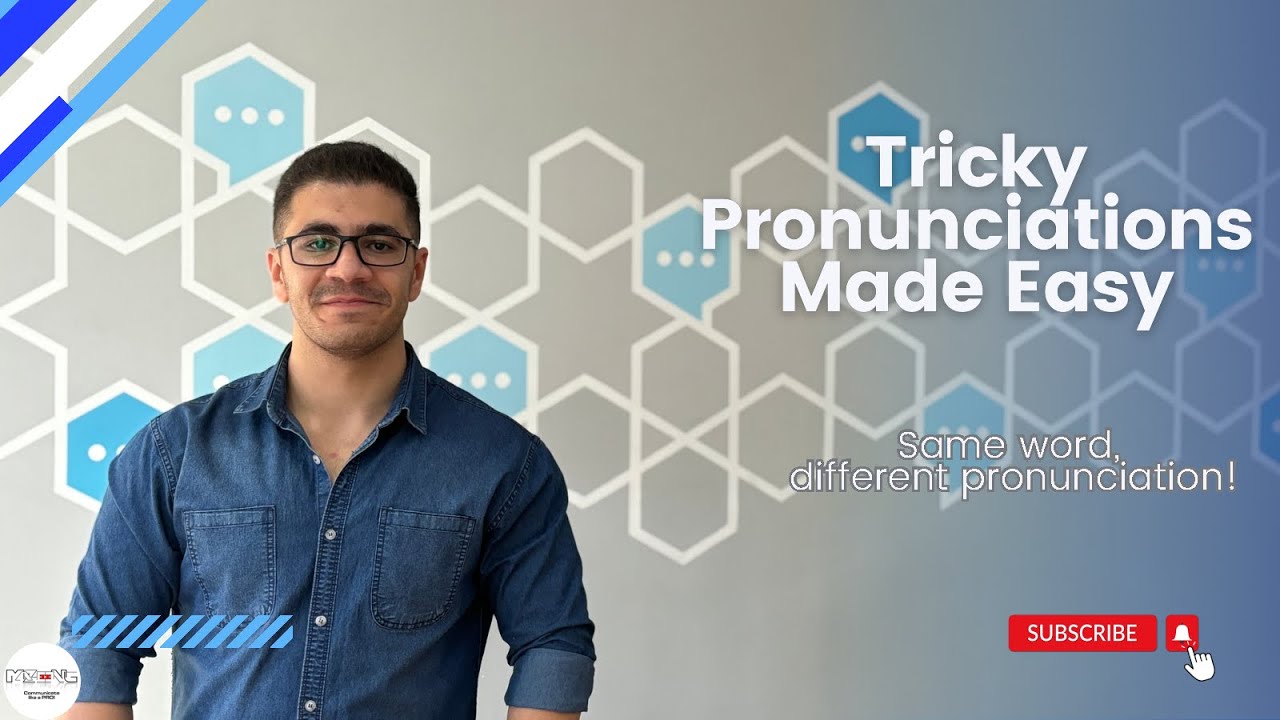 Advanced Pronunciation Lesson | Word pronunciations to be careful with ...