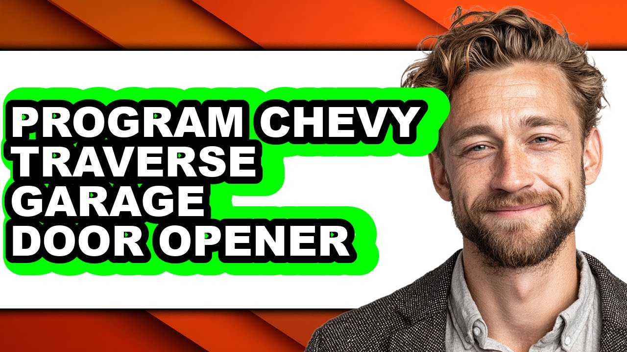 How To Program Chevy Traverse Garage Door Opener (Updated) - YouTube