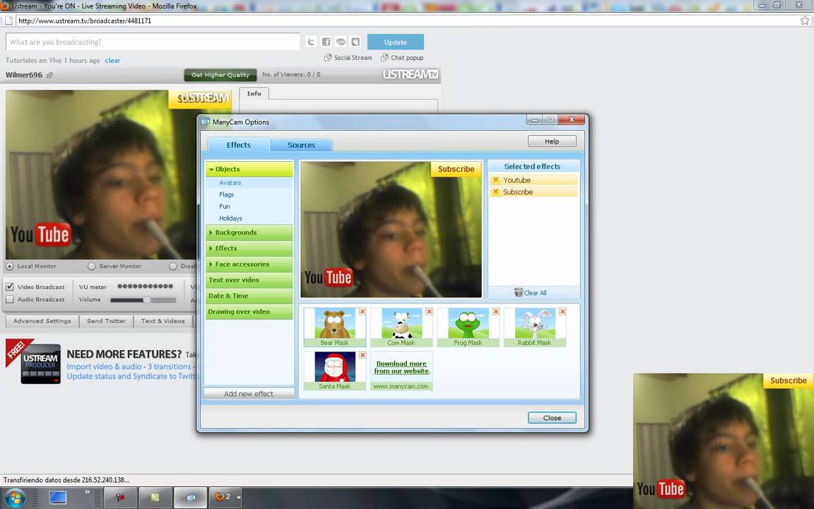 Como transmitir por ustream tv - YouTube