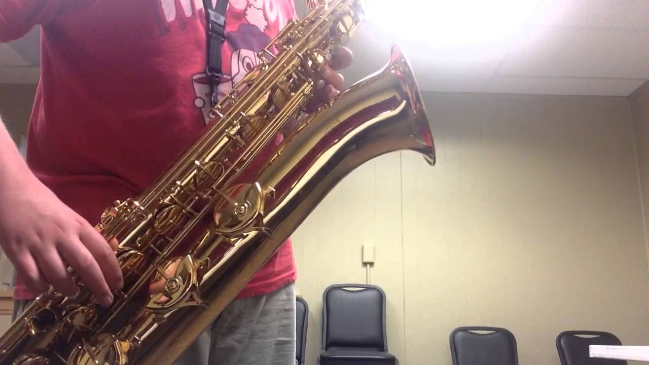 Super Mario Bros. Baritone Sax - YouTube