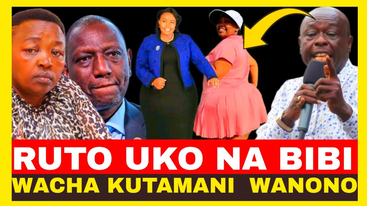 RUTO UKO NA BIBI WACHA KUTAMANI WENYE WAMENONA !!GACHAGUA FIRES BACK ...
