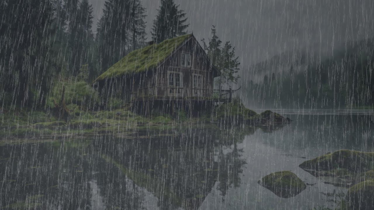 Serene Rain Over a Remote Lake – Focus & Study Ambience 🎓 - YouTube