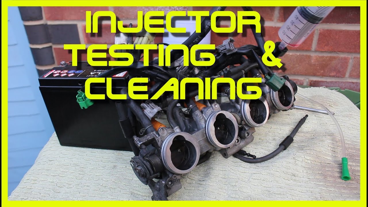 Motorcycle Injector Testing and Cleaning - YouTube