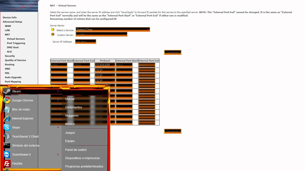 Como Abrir Los Puertos de un Router Cualquier Router Sirve. - YouTube