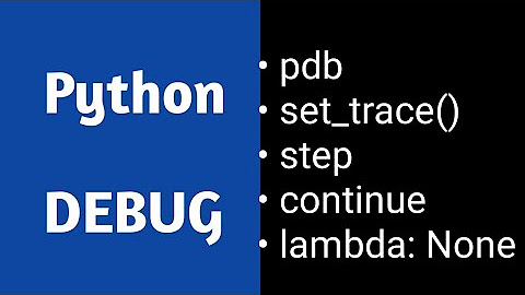 Python Debug - pdb - YouTube
