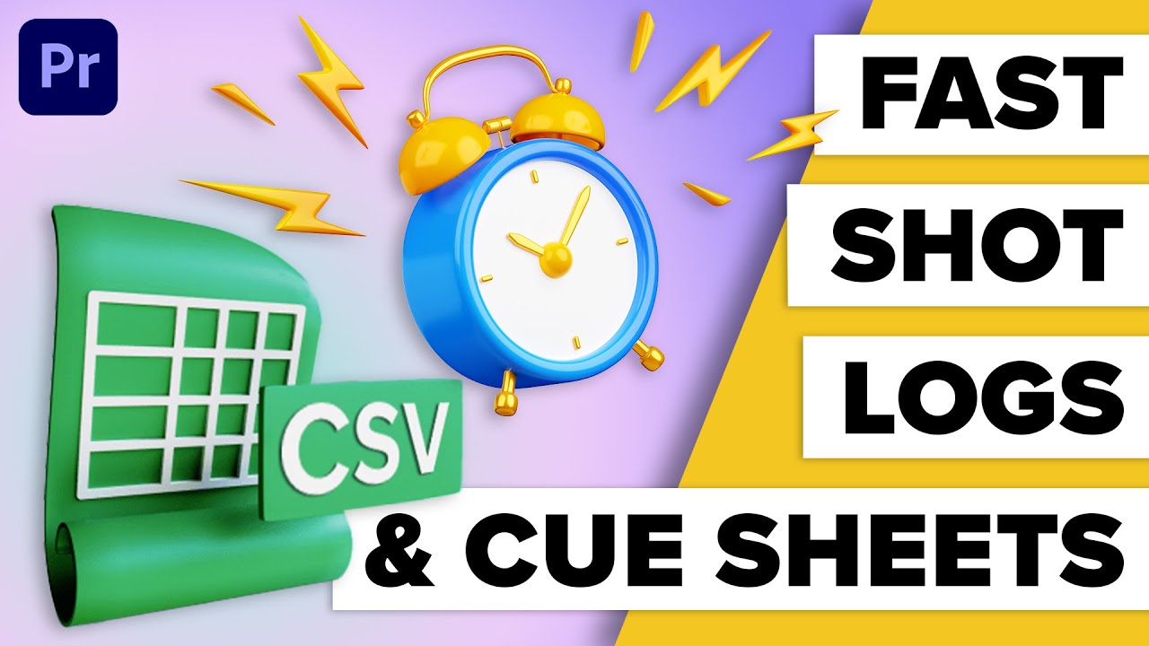 How to Make Shot Logs FAST with Premiere Pro - YouTube