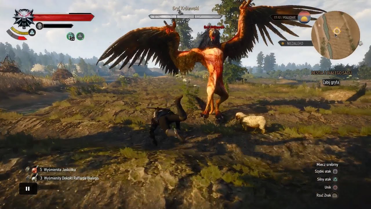 Wiedźmin 3 - Dziki Gon - Gryf Królewski i audiencja u cesarza w Wyzimie ...