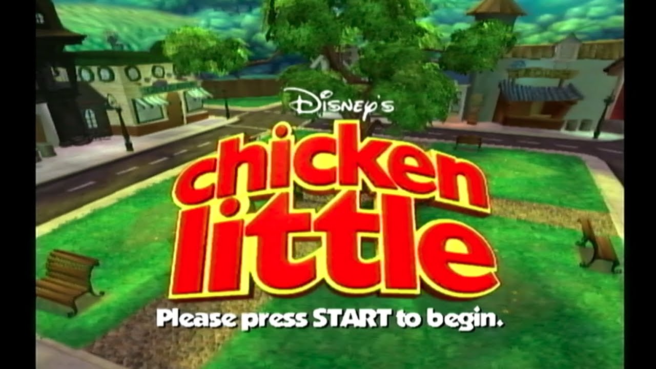 Disney's Chicken Little Title Screen (PC, PS2, Xbox, Gamecube) - YouTube