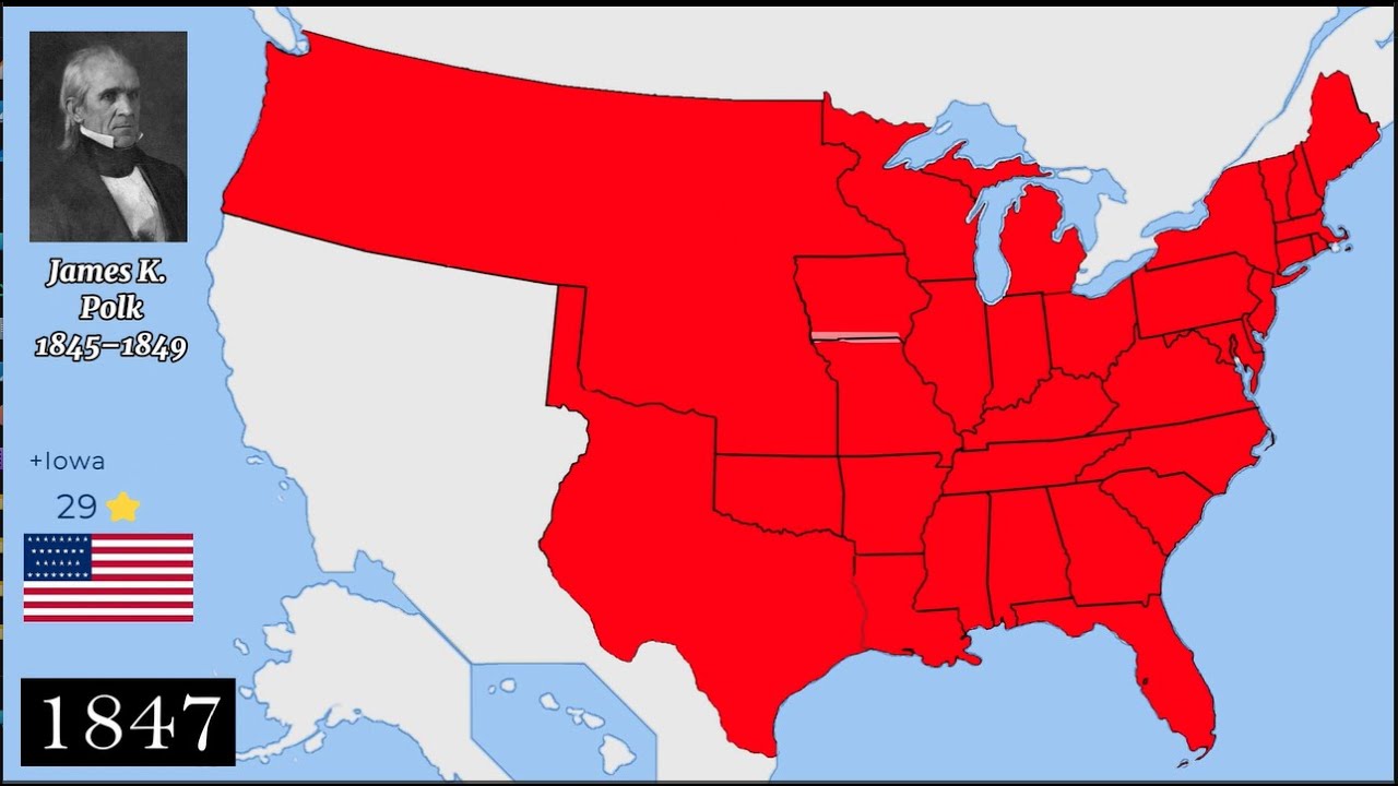 USA History (1776–2025) – Every Year | Presidents, Maps, and Flags of ...