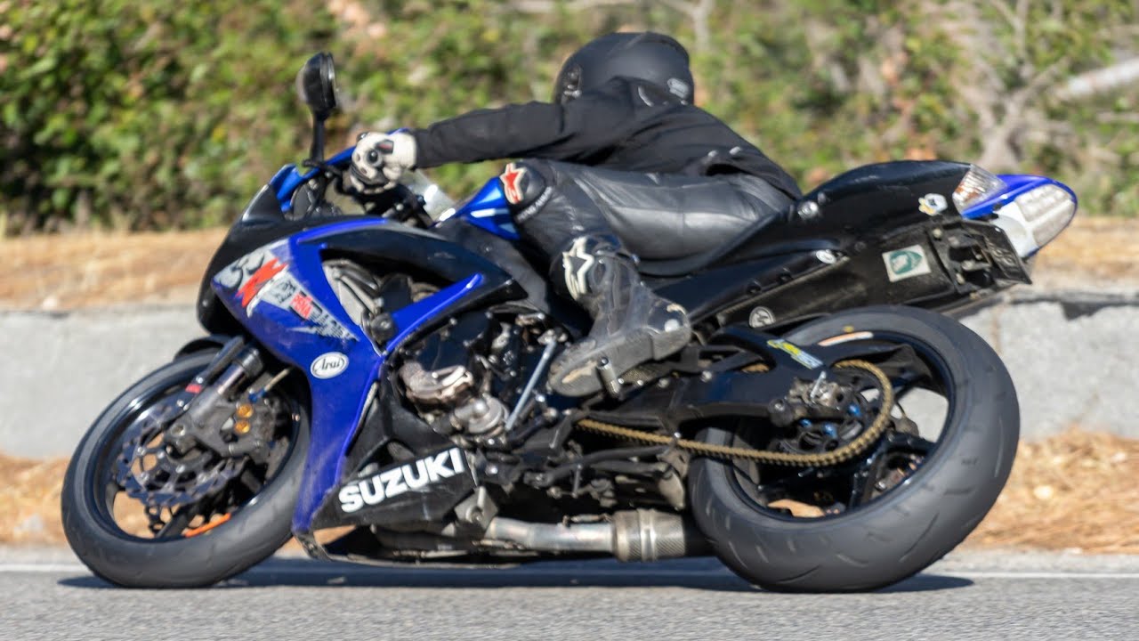 GSXR High Side Crash Angeles Crest - YouTube