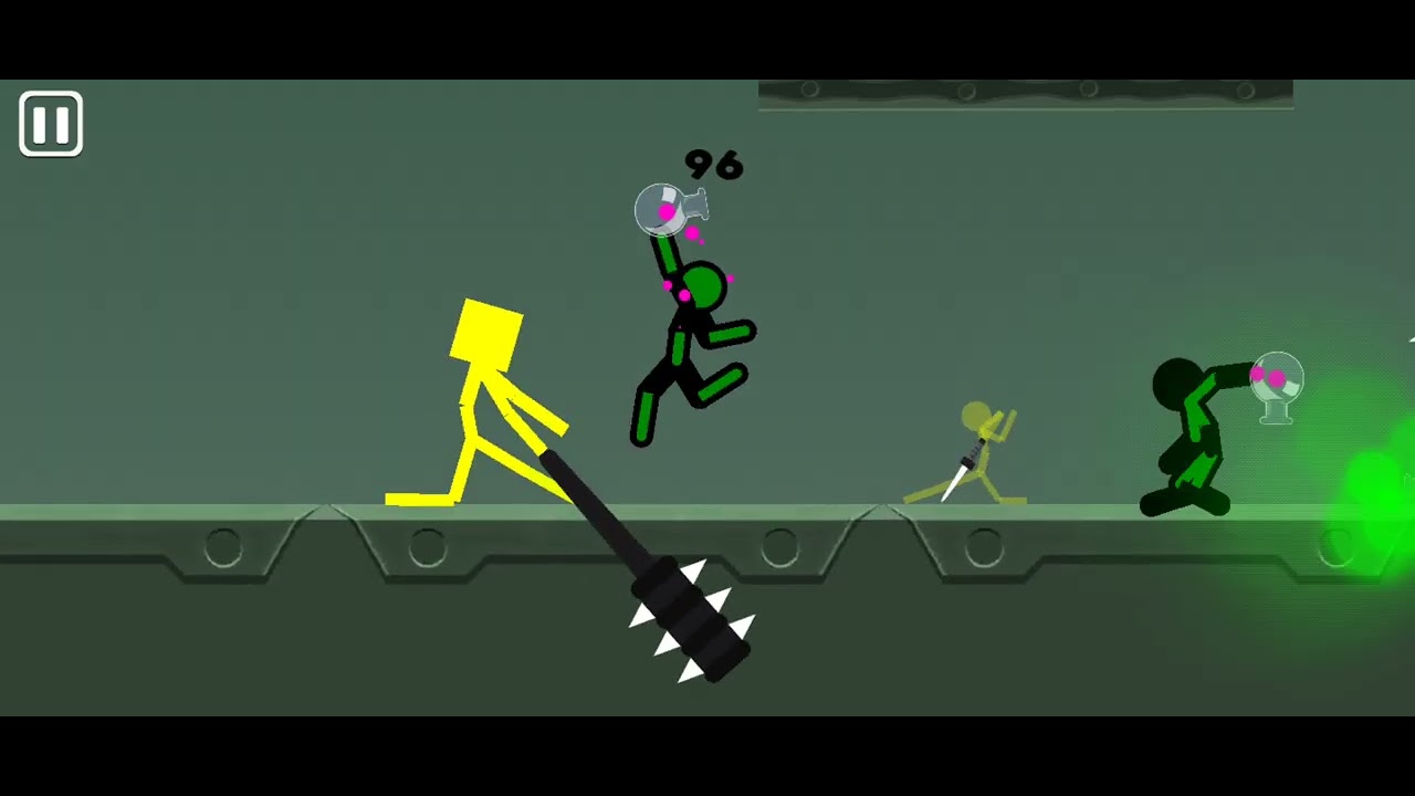 Strong Stick men with shiny weapons vs weak stick men - YouTube