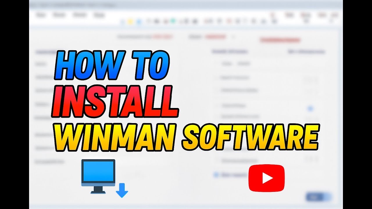 "How to Install Winman CA ERP Software | Step-by-Step Guide - YouTube