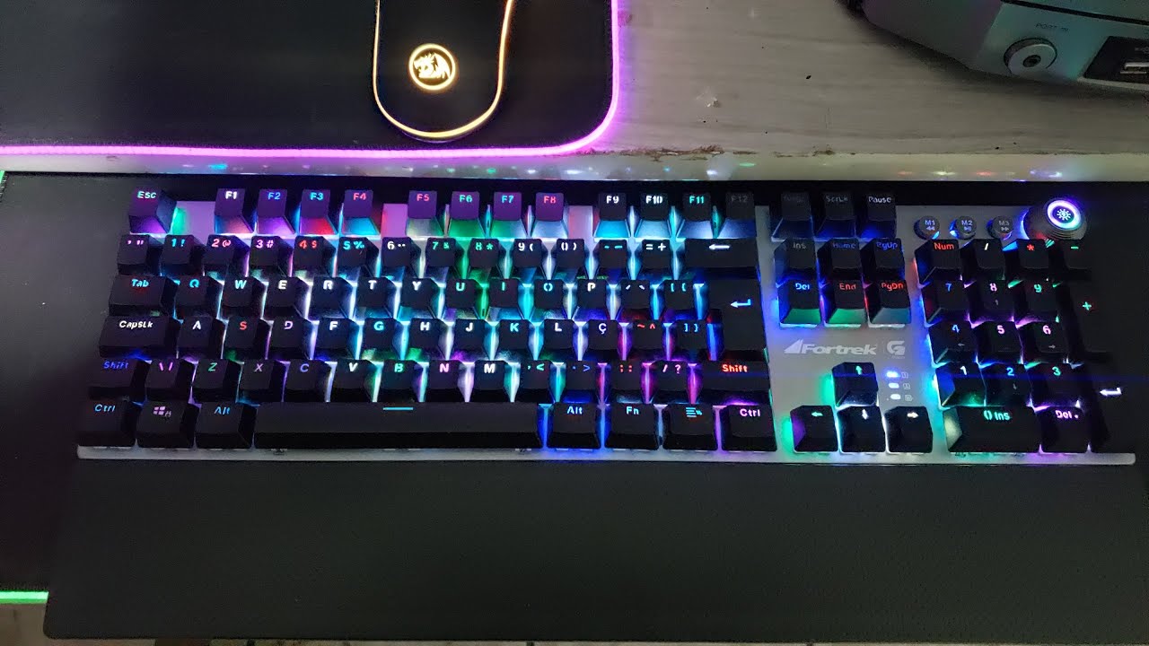 Unboxing teclado mecânico fortrek g pro k7 Plus - YouTube