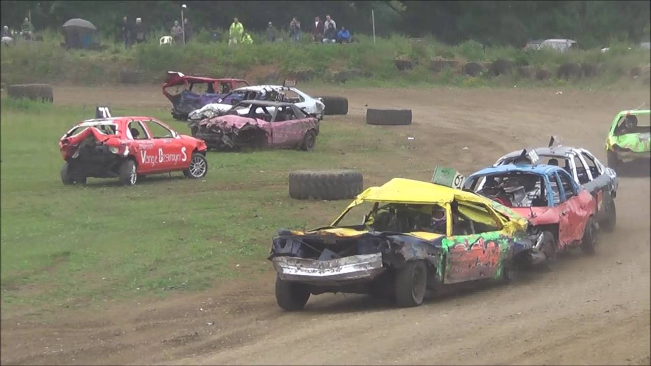 Banger Racing Crashes - YouTube