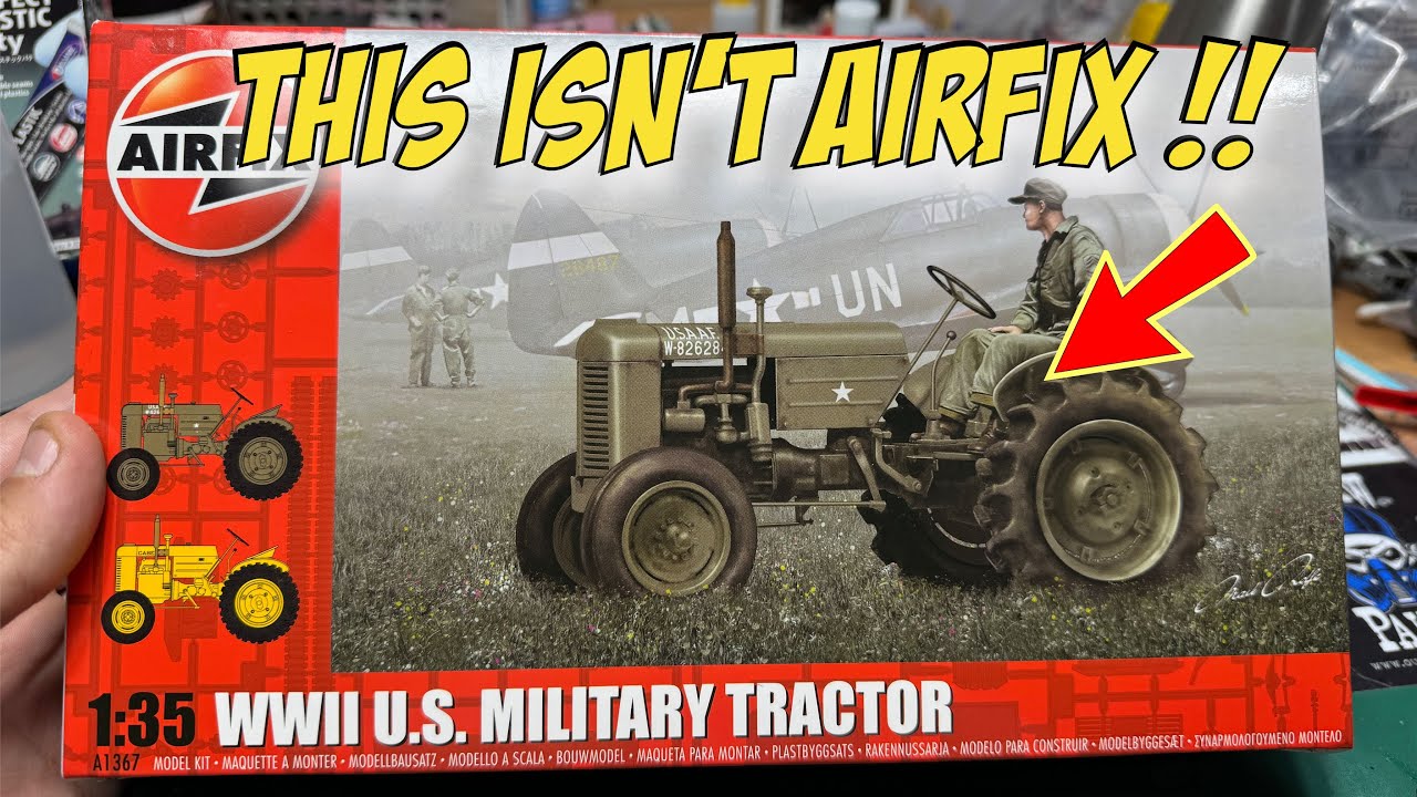 US WW2 tractor 1:35 Scale Model Kit Review - It's not Airfix!!! - YouTube
