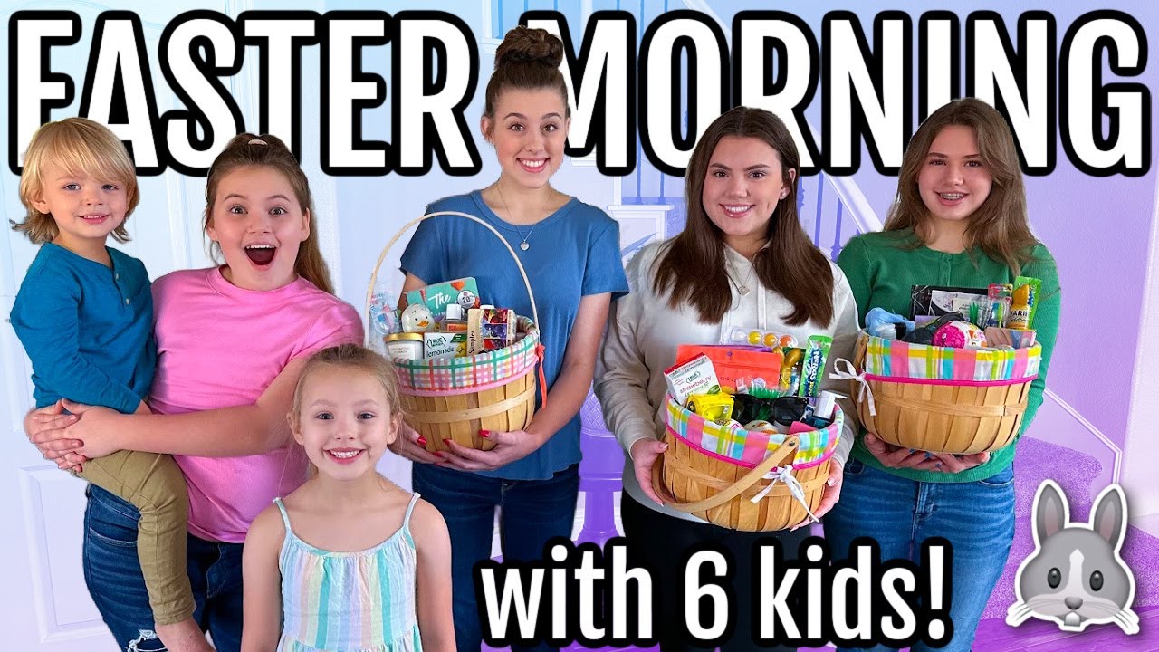 EASTER MORNiNG ROUTiNE with 6 KiDS! Easter Special 2024 + Opening our ...