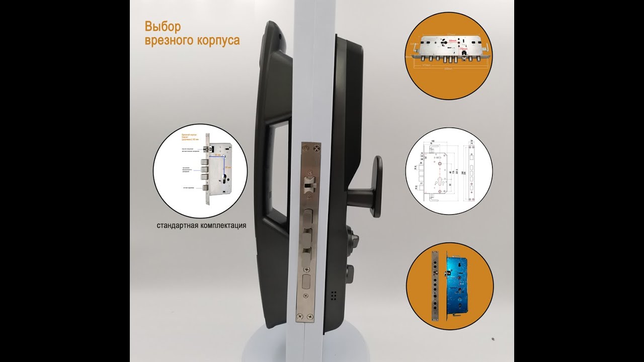 Умный замок MirLock FD2068 с 3d face ID с распознаванием по лицу и Wi ...