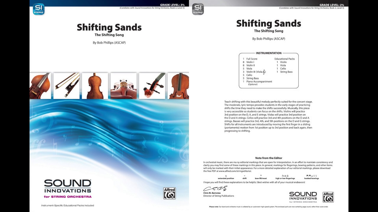 Shifting Sands, by Bob Phillips – Score & Sound - YouTube