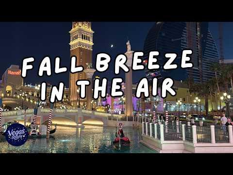 Weekday Night Walk On The Las Vegas Strip Beginning Of Fall Season 2026