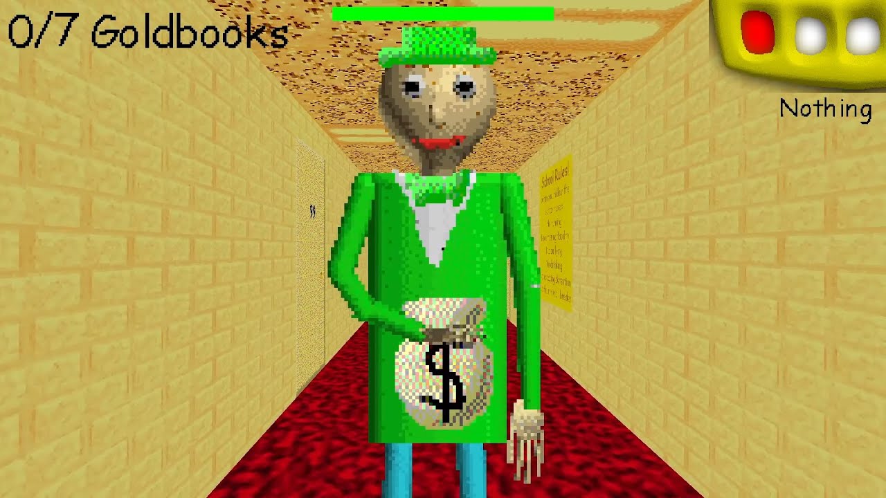 Baldi's Basics In Education On How To Be CRAZY RICH Like Baldi 🤑💲 - YouTube