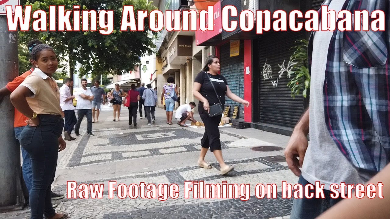 Copacabana Rio De Janeiro | Walking around back streets - YouTube