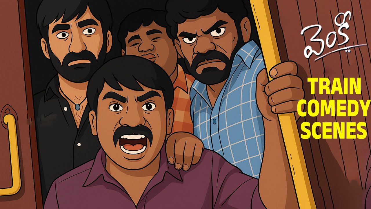 Venky Movie Train Comedy Scenes || Ravi Teja And Brahmmi Hilarious ...