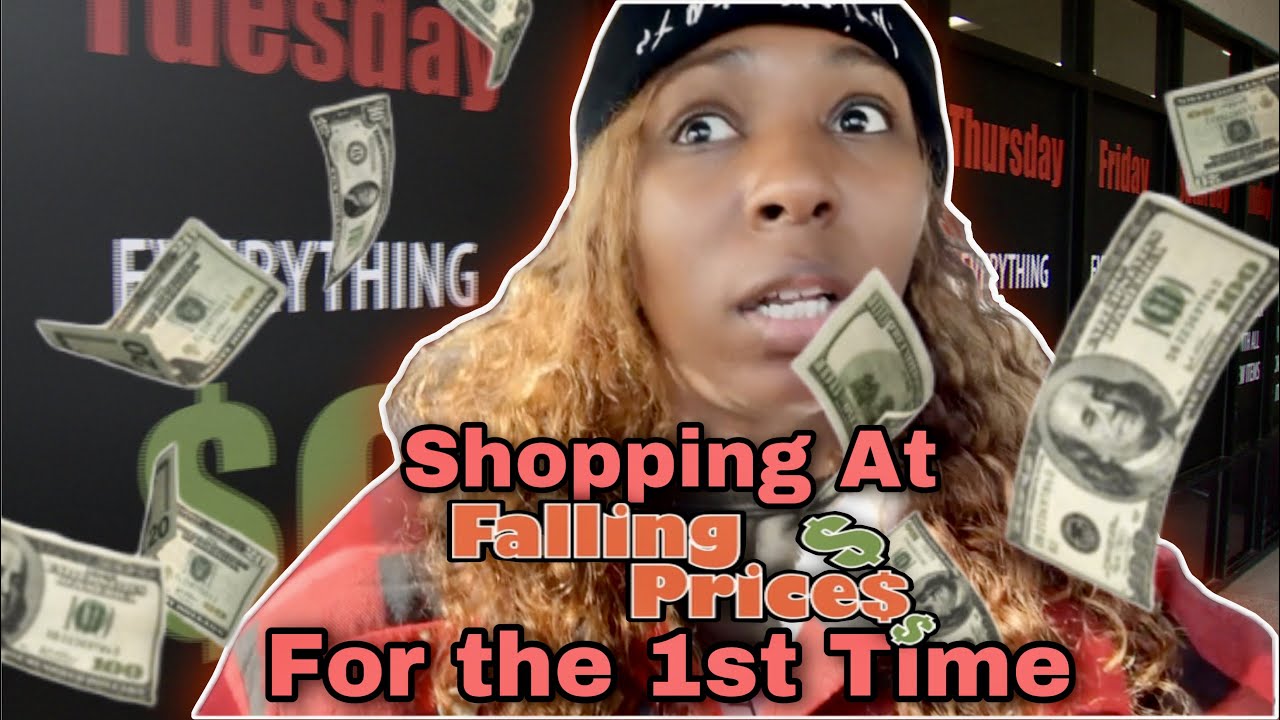 Shopping At Falling Prices For The 1st Time: Vlog - YouTube