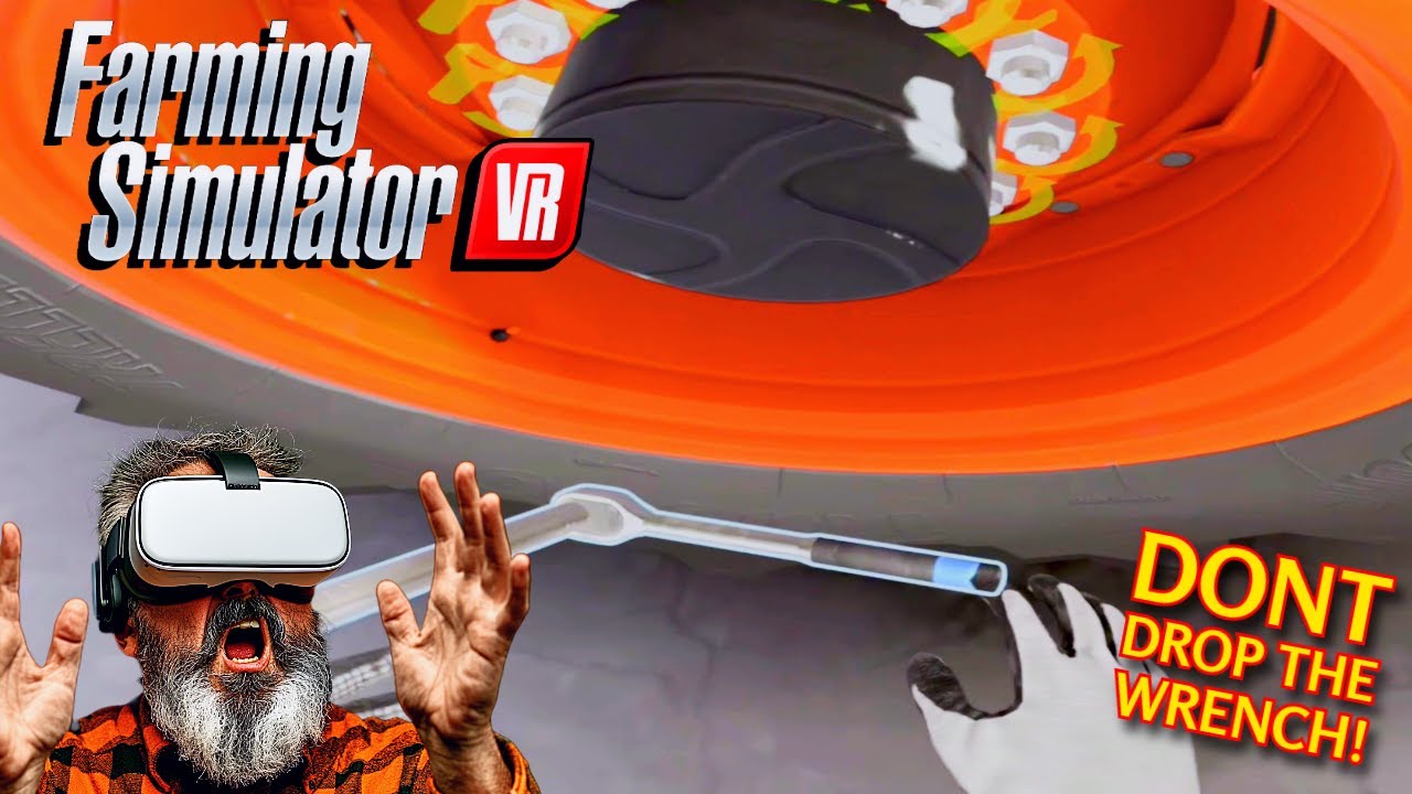 🛠️ My Tractor Got a FLAT in Farming Simulator VR! 🚜 - YouTube