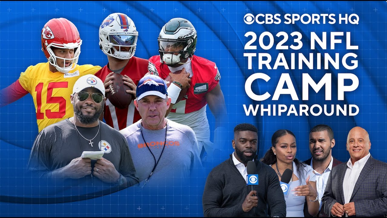 The TOP moments from CBS Sports HQ NFL Training Camp Coverage - YouTube