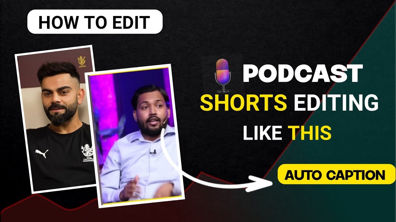 How to make shorts podcast like one Clik | How to make viral podcast ...