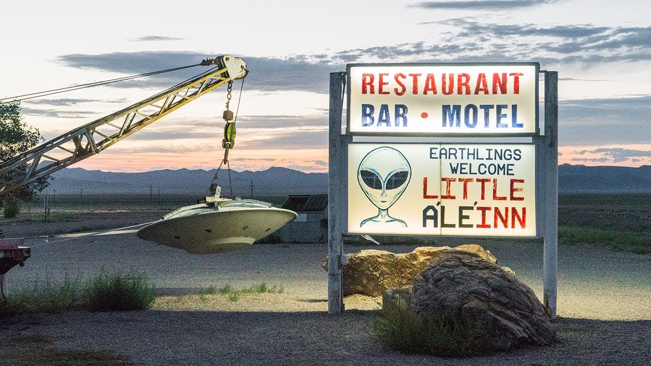 Visiting AREA 51 | Driving To The Back Entrance + CAMO DUDES/ALE'INN ...
