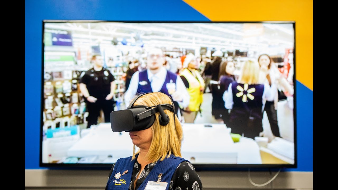 Virtual reality helps prepare Walmart for the holidays - YouTube