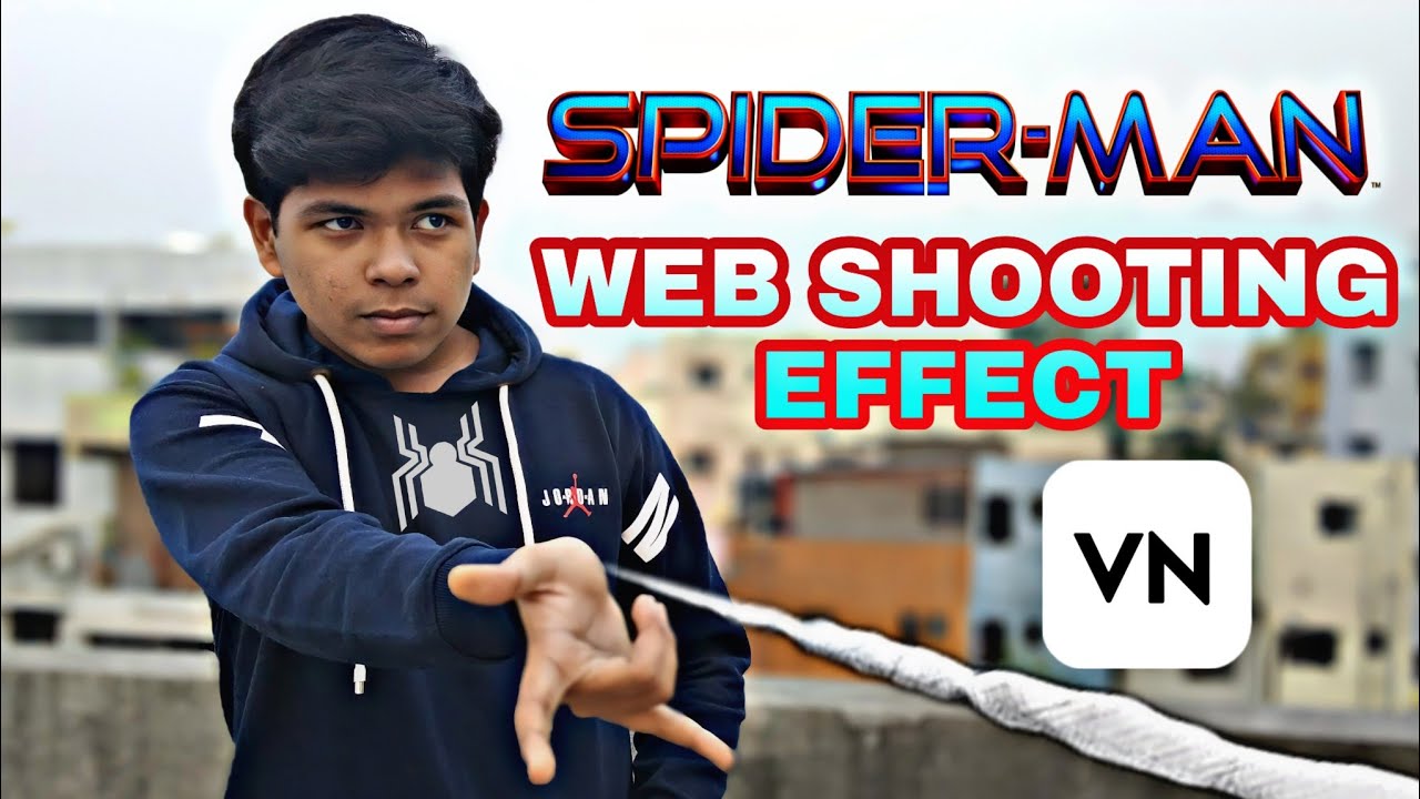 How to make Spider-Man web shooting effect in mobile | Crazy Abhishek ...
