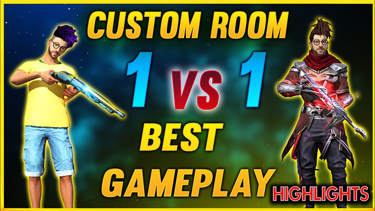 1vs1 custom room Highlight ll Free fire - YouTube